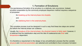 2. Emulsion and their types presentation | PPT