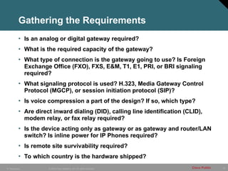 Introduction to Cisco Voice over IP details | PPT