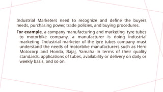 Basic Concepts of the industrial marketing | PPTX