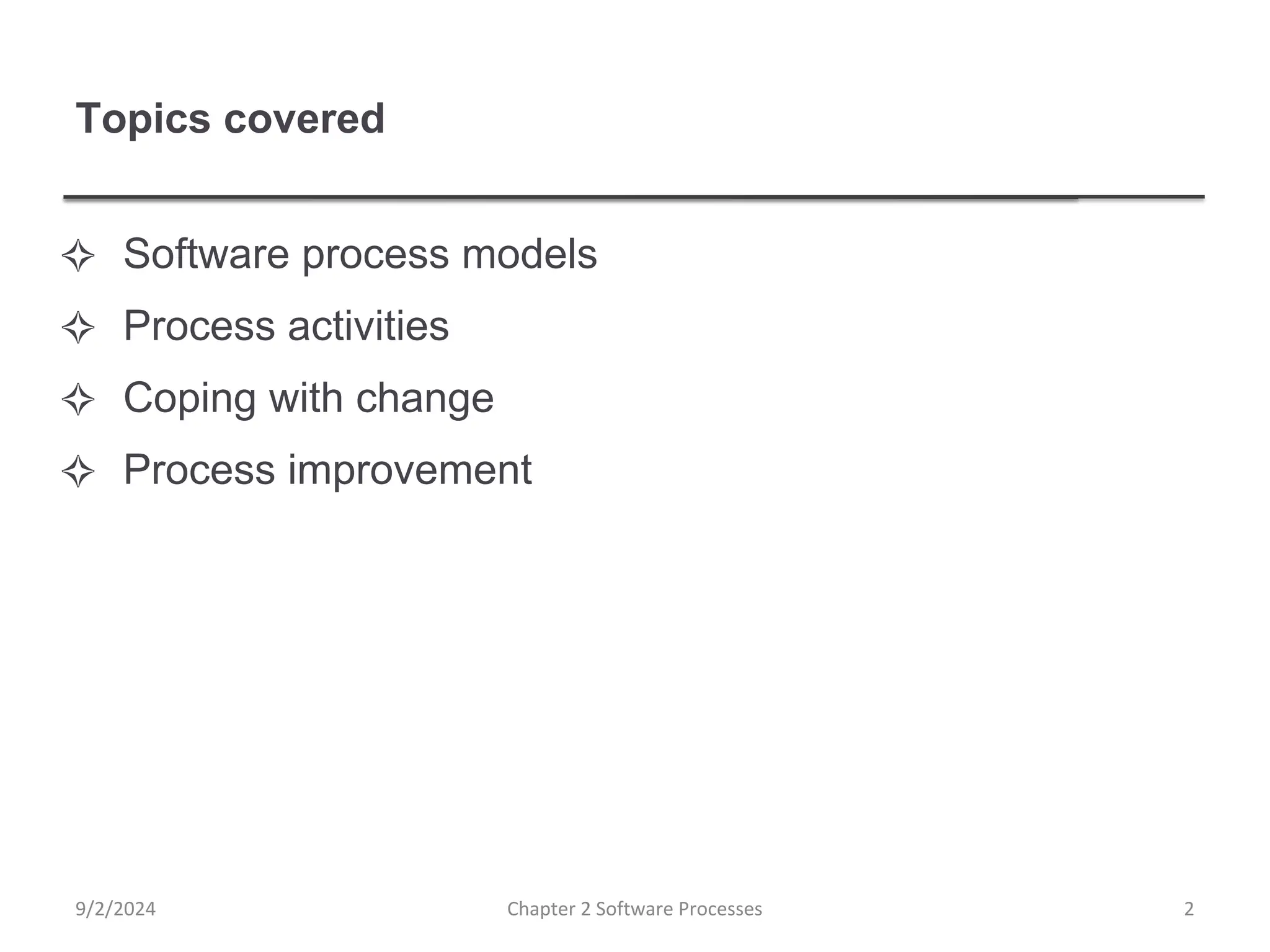 COMP401 Software Engineering: Software Processes | PDF