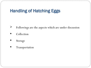 2. Collection, Handling & Storage of Hatching Eggs.ppt