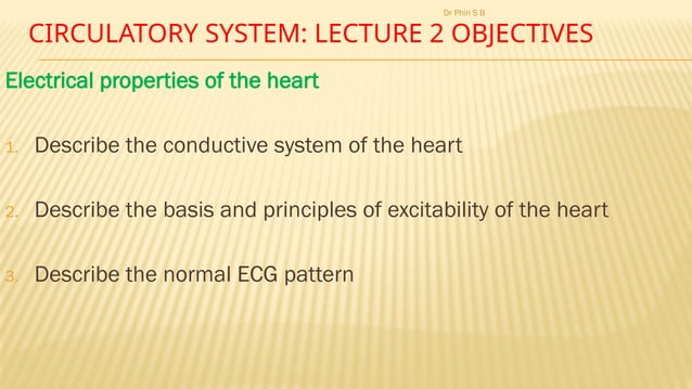 2. Circulatory lecture 2.pptx for university | PPT