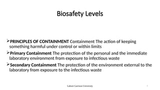 2. Risk classification and Biosafety standards.pptx
