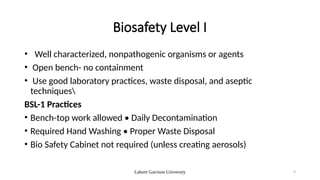 2. Risk classification and Biosafety standards.pptx