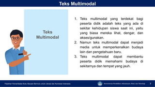 Contoh Teks Multimodal untuk Menguatkan Literasi.pptx