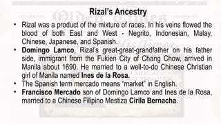 Advent of a National Hero (Childhood Journey of Rizal) | PPT