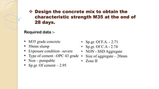 2. CT M35 Grade Concrete Mix design ppt.pdf