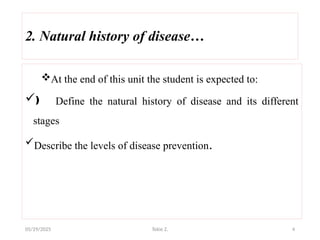 2. EPI natural history.pptx medical stud | PPTX