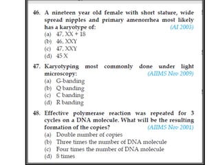 2. Pathology & Genetics Multiple choice questionnaire | PPT
