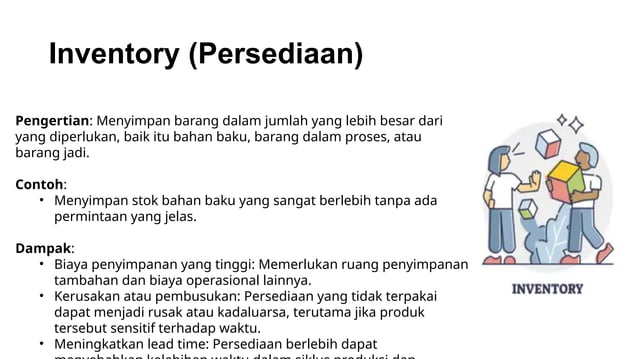 Teori Pemborosan atau 8 Waste di Perusahaan | PPTX