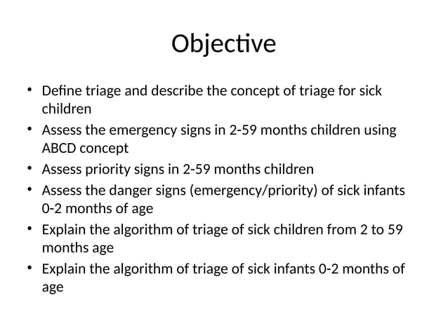 Introduction to Triage, Concept of Triage | PPTX