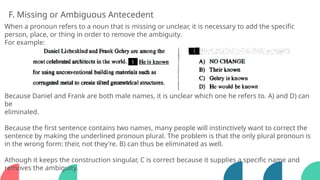 2. SAT Grammar - Pronoun and Noun Agreement.pptx