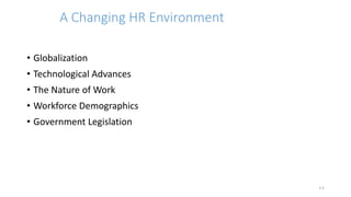 Human Resource Environment | PDF