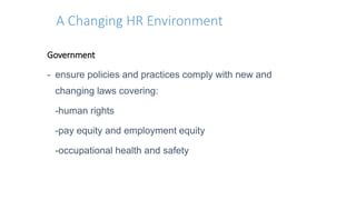 Human Resource Environment | PDF