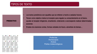 el texto, propiedades del texto y tipos de textos | PPTX