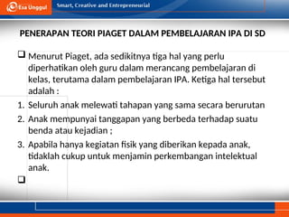 Teori Belajar dan Penerapannya dalam IPA SD.ppt