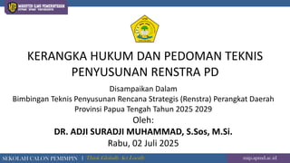 2. KERANGKA HUKUM DAN PEDOMAN TEKNIS_RENSTRA.pdf