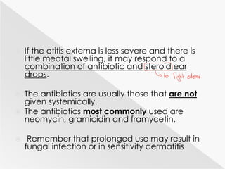 2. Otitis Externa Notes Comprehensive data about it | PDF