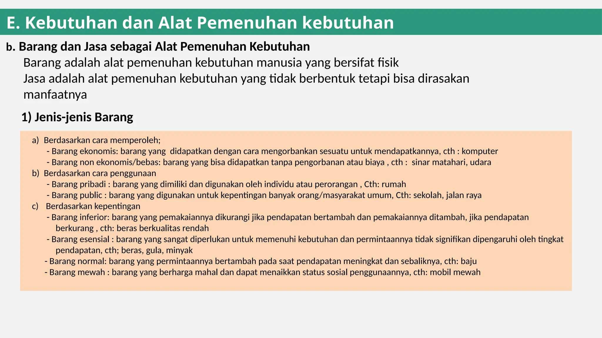 Pembelajaran Ekonomi kelangkaan kelas x kelas x | PPTX