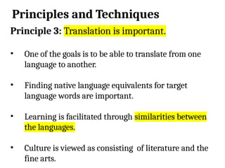grammar-Translation Method EDUCATION FOR TEACHING | PPTX