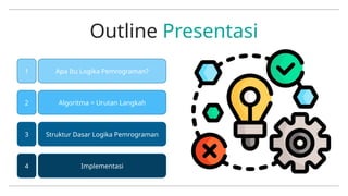 Pengenalan Dasar Logika Pemrogramana dan Algoritma | PPTX