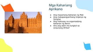 Araling panlipunan sa ikawalong baitangg | PPTX