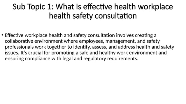 2.BSBWHS502 - Manage Effectively WHS Consultation & Participation ...