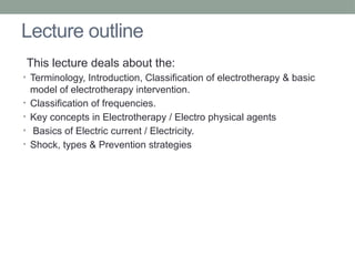 2 Basics Of Electrotherapy Pptx