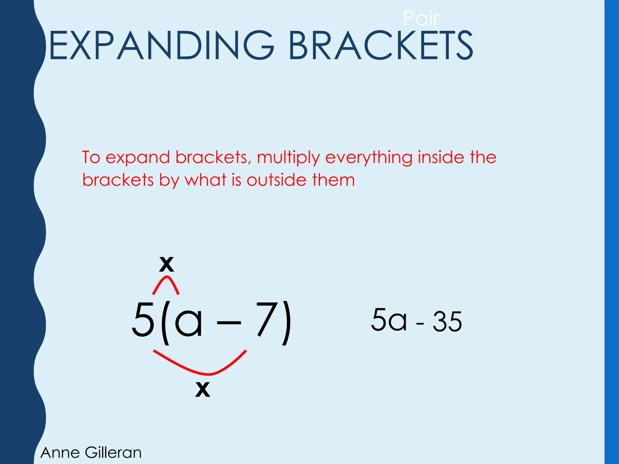 2.3 expanding brackets.pptx.pdf bb onluiyo b | PDF