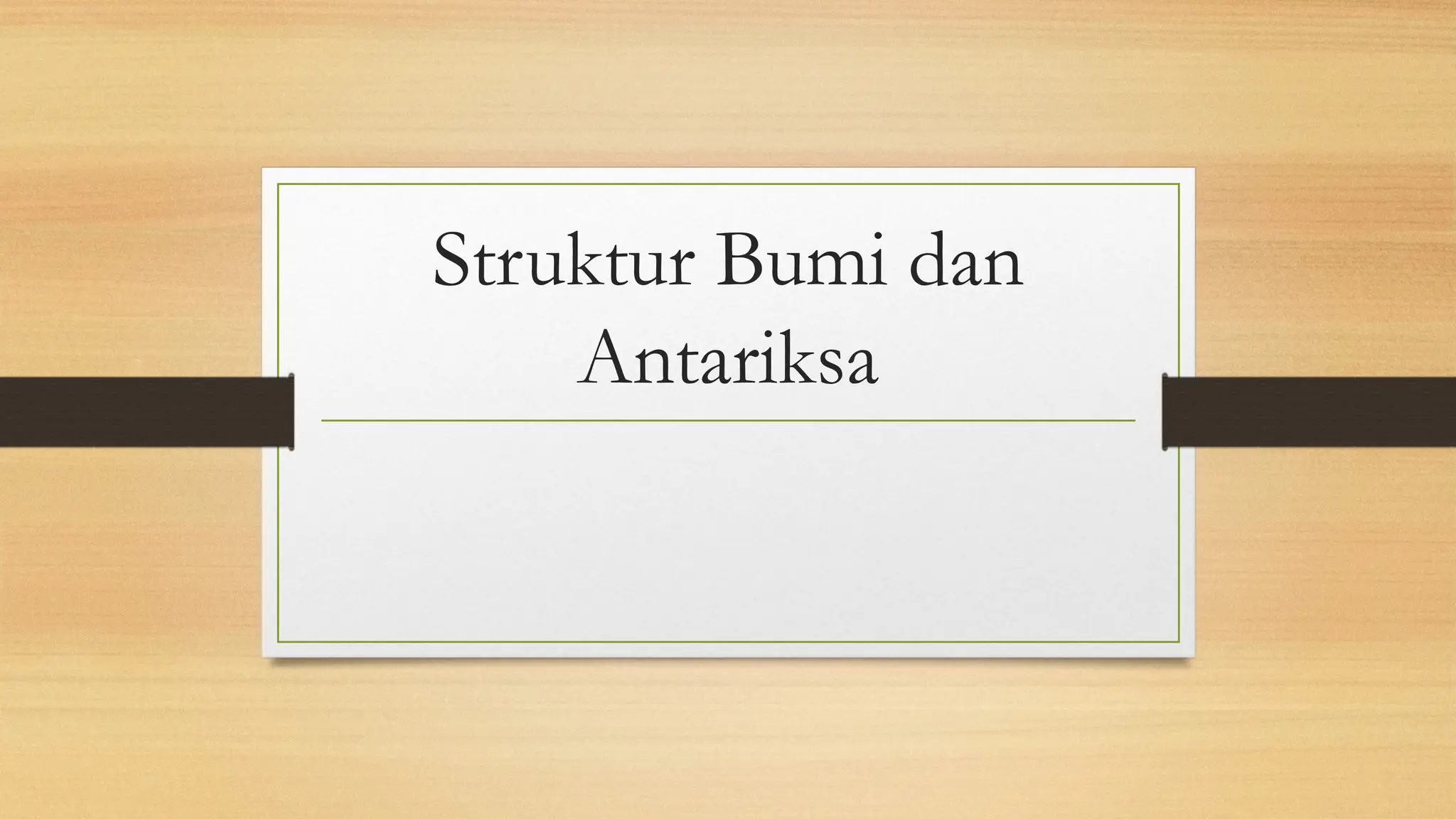 Proyek IPAS Struktur Bumi dan Antariksa untuk kelas X | PPTX