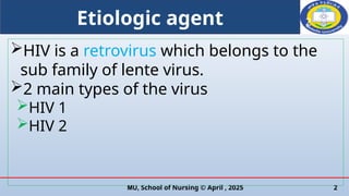2. Virology, Life Cycle, and Pathogenesis of HIV.pptx