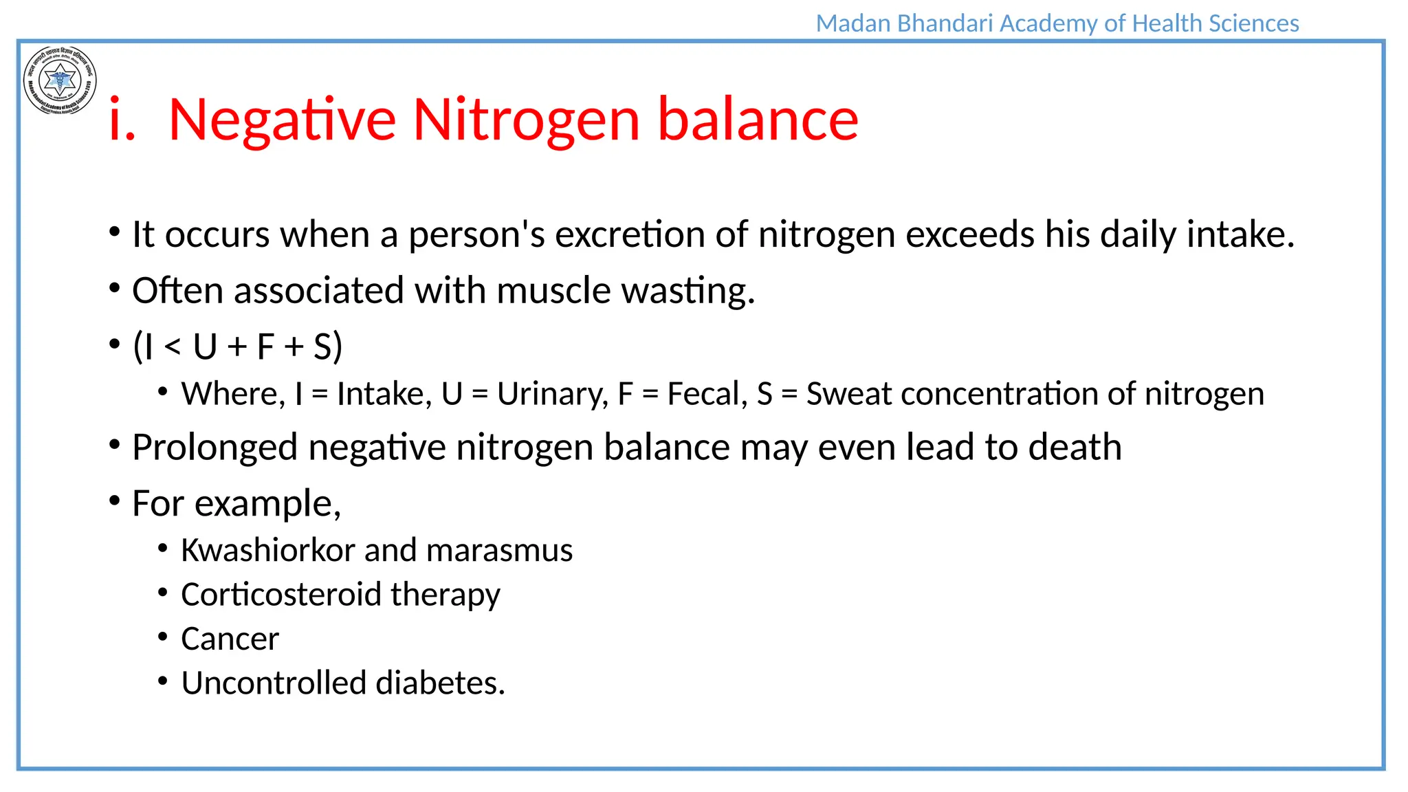 Nitrogen balance , Nutritive value of proteins | PPTX