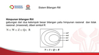 2. Bilangan Rill, Operasi Bilangan Rill, Rumus dasar aljabar.pptx