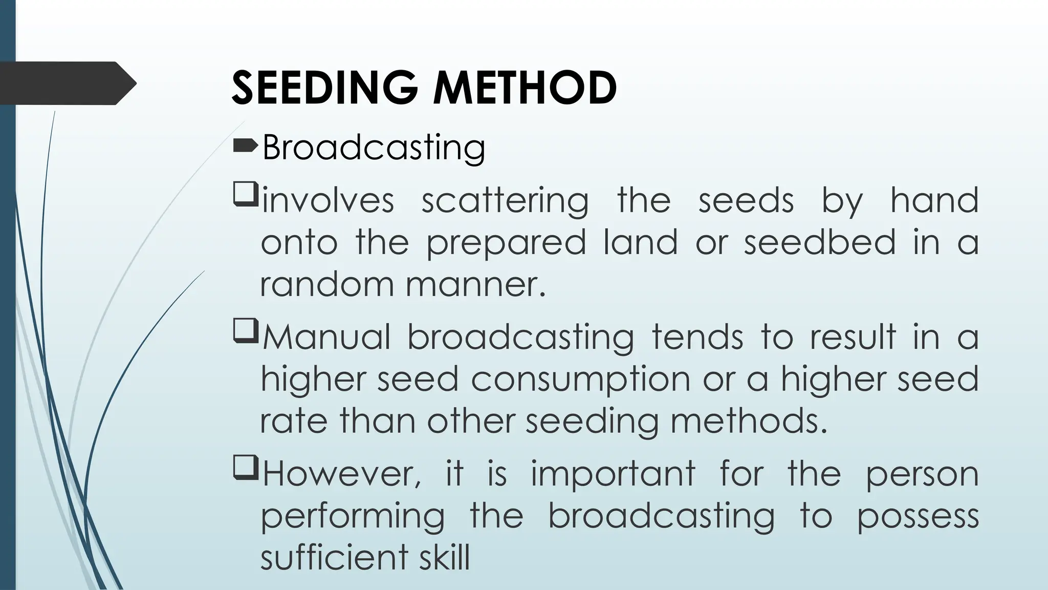 2.2 Procedures for seeding.agri crop productionpptx | PPTX