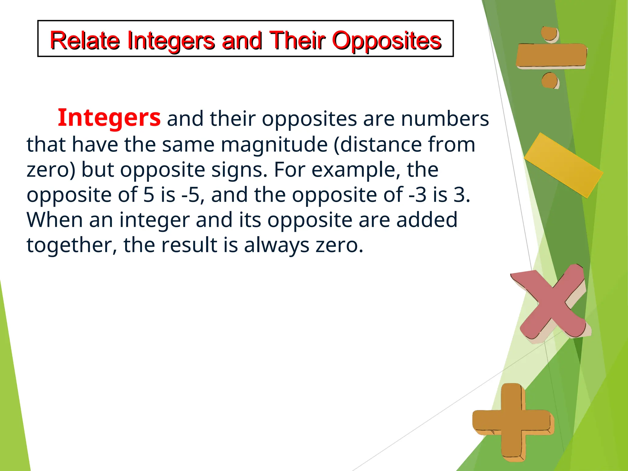 2. Integers and their OPP & Rational Integers.ppt