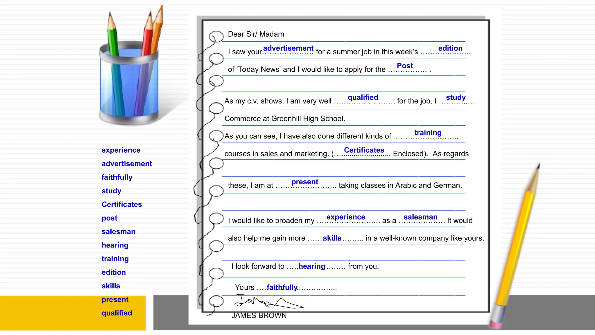 2. application of letter for nurse academy | PPT