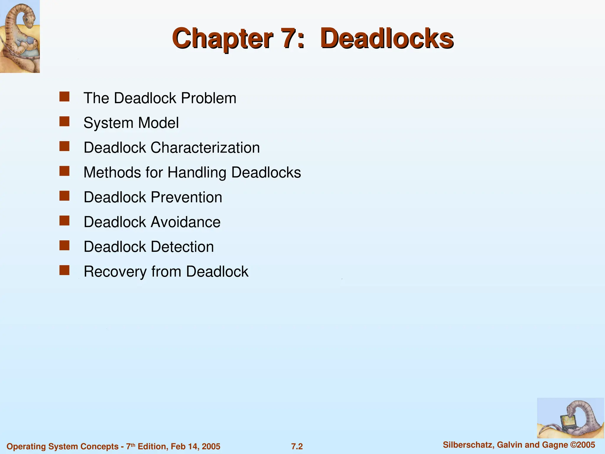 Operating Systems Deadlock From Silberchatz | PPT