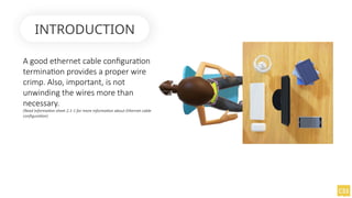 2.1-3 Ethernet Cable Configuration Configuration | PPTX