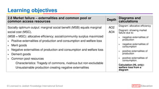 2.08 Market failure - externalities and common pool or common access ...