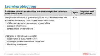 2.08 Market failure - externalities and common pool or common access ...