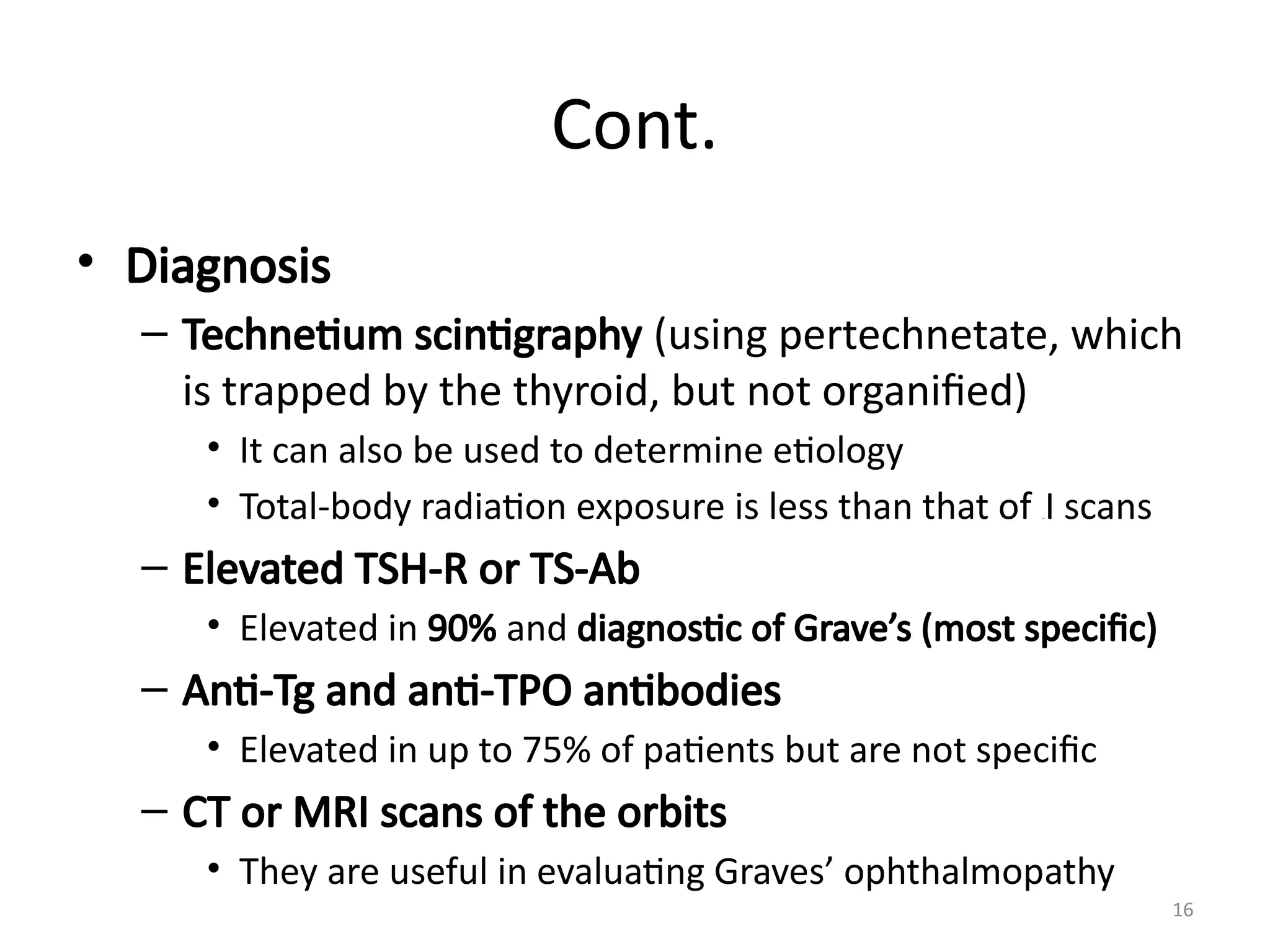 Benign thyroid disorder. Diagnosis and management | PPTX