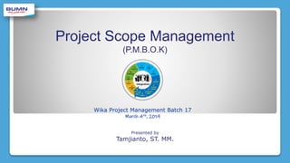 Why do We need Project Scope Management? | PDF
