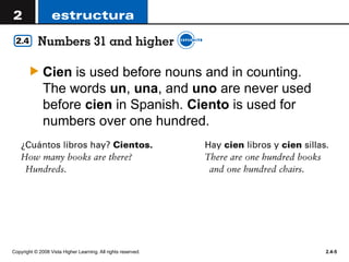 los numeros en espanol del numbers_31-100 | PPT