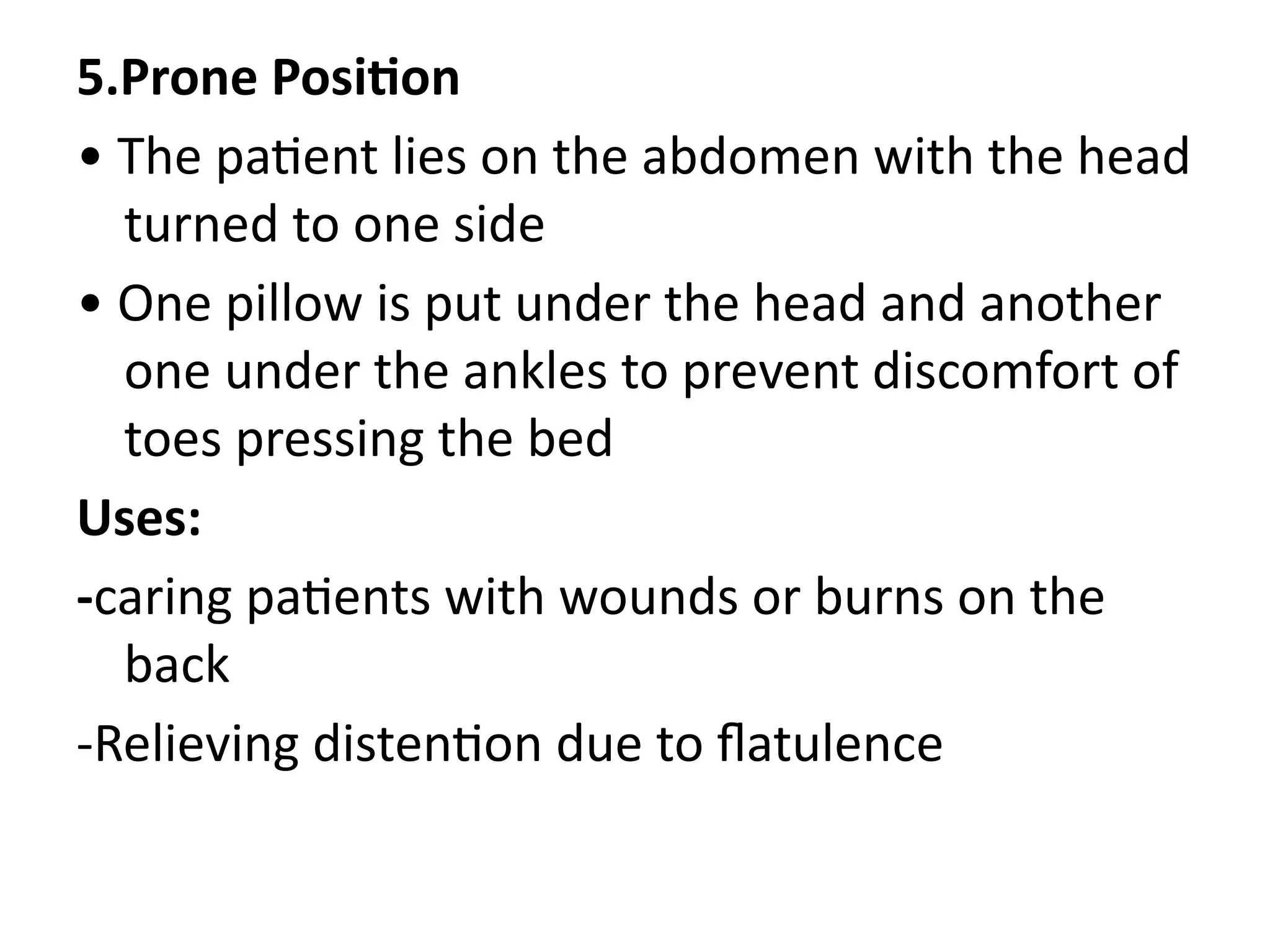 2.position IN BASIC PATIENT CARE in hosp | PPTX