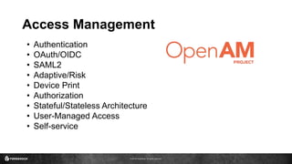 NYC Identity Summit Tech Day: ForgeRock Identity Platform Overview | PPT