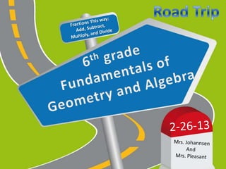 2 26-13 road sign fractions | PPT
