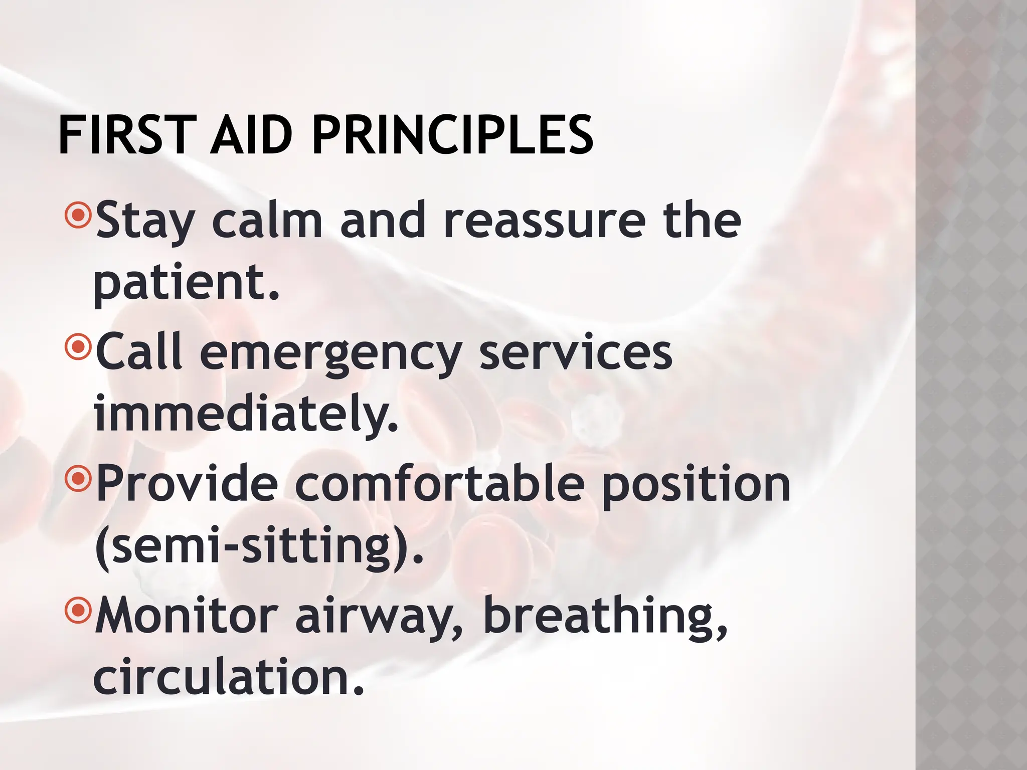 cardiovascular system first aid management | PPTX