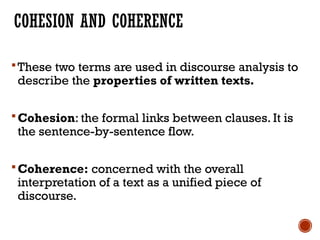 2. Cohesion & Coherence Discourse Analysis.pptx