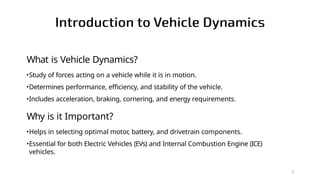 EV_Vehicle Dynamics & Drive Cycles and various forces.pptx