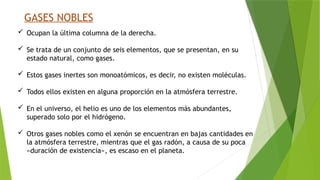La tabla periódica es una herramienta científica que organiza todos los ...